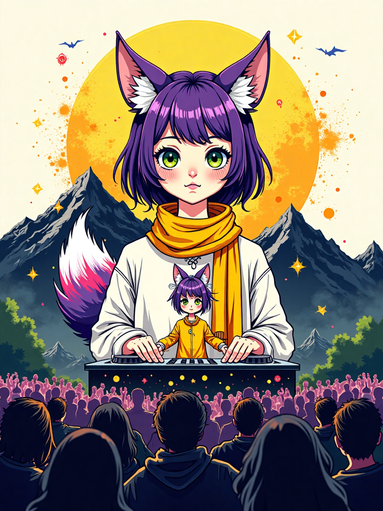 AI绘画-现代动漫插图风格-天懿-AI绘图-LiblibAI