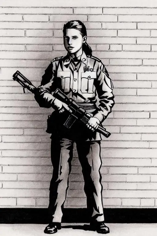 游戏RPG 2000's Ink and pencil style character generator-Checkpoint-深度学习琥珀 ...