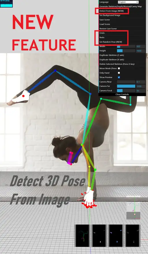 Online 3D Openpose Editor [在线3D版openpose编辑器]-Poses-yzhu-LiblibAI