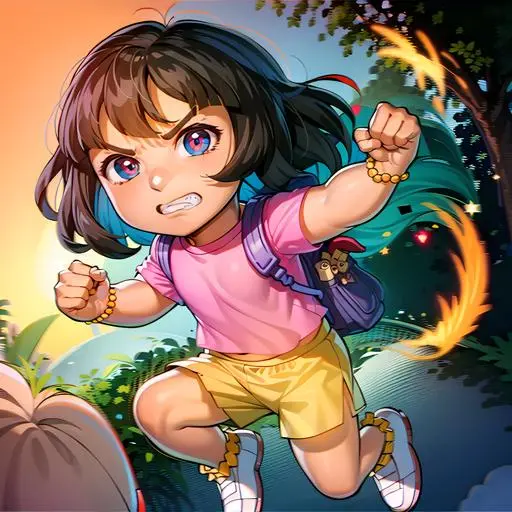 动漫Dora the explorer-LoRA-逻辑季风-LiblibAI