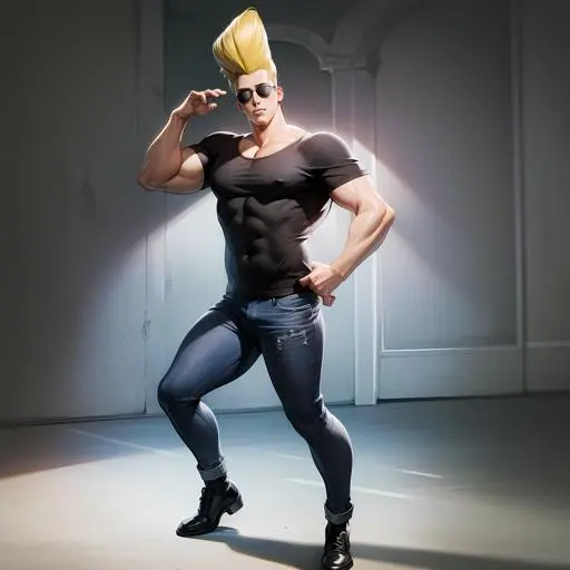 动漫Johnny Bravo-LoRA-逻辑苔藓-LiblibAI