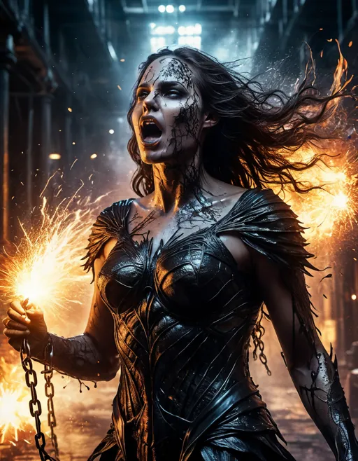 科技感MorphXL-Checkpoint-代码琥珀-LiblibAI