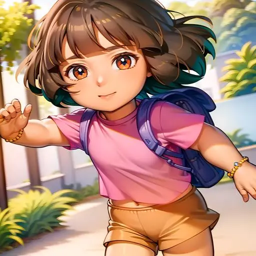 动漫Dora the explorer-LoRA-逻辑季风-LiblibAI