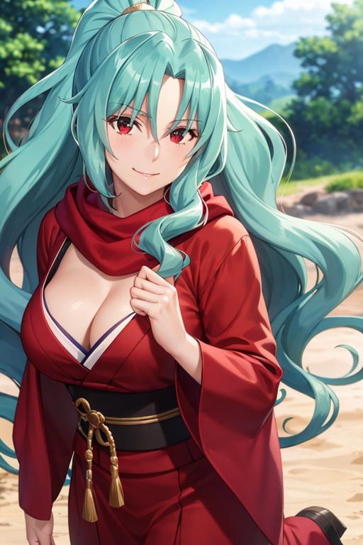 动漫Tomoe (Tsuki ga Michibiku Isekai Douchuu)-LoRA-虚拟苔藓-LiblibAI