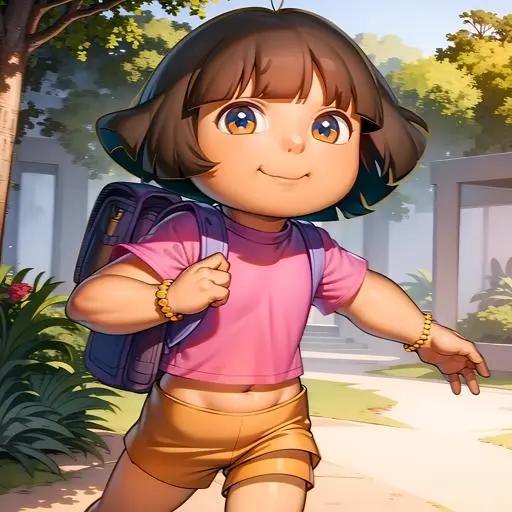 动漫Dora the explorer-LoRA-逻辑季风-LiblibAI