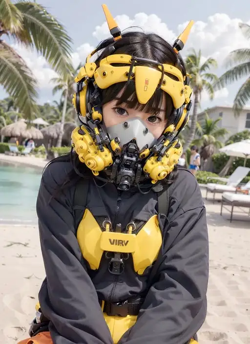 Techpunk Mask | Wearable LoRA-LoRA-YeHeAI-LiblibAI