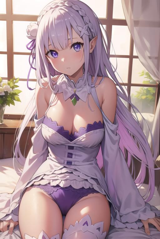 动漫Emilia - Re:Zero-LoRA-代码碎片-LiblibAI