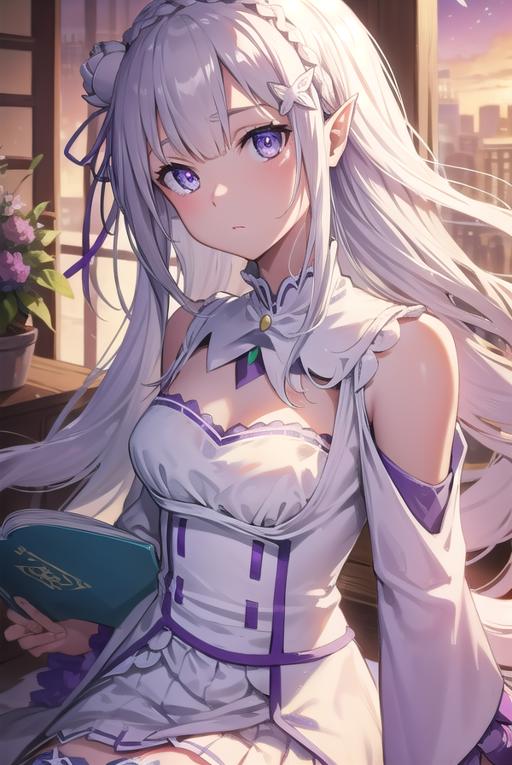 动漫Emilia - Re:Zero-LoRA-精选模型托管处-LiblibAI