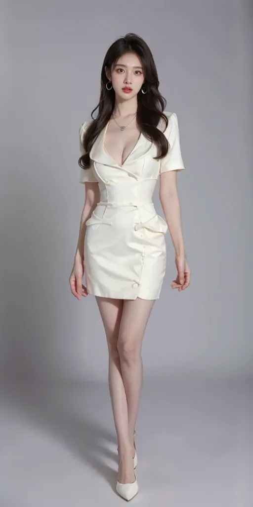 Peekaboo 短袖连衣裙-LoRA-ronghuahaha-Shakker