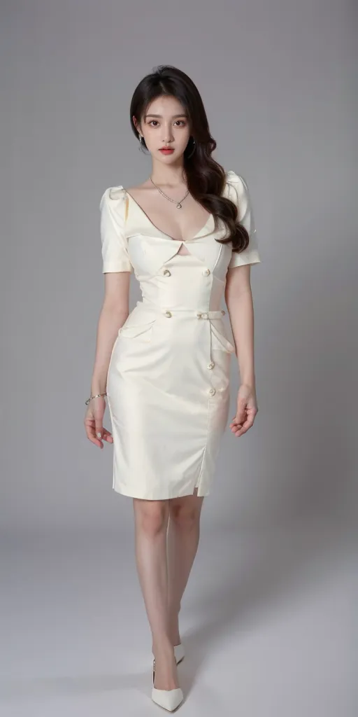 Peekaboo 短袖连衣裙-LoRA-ronghuahaha-Shakker