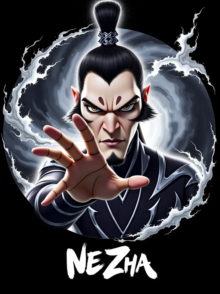 Happy Ai-Shen Gong Bao-Ne Zha-哪吒 3D IP design 나타 CG style CG Characters ...