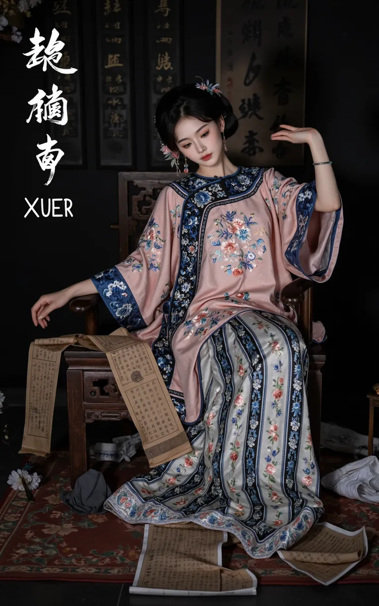 【Qing Dynasty Hanfu】Xuer Qing Dynasty Hanfu-LoRA-XUERYCJ-Shakker