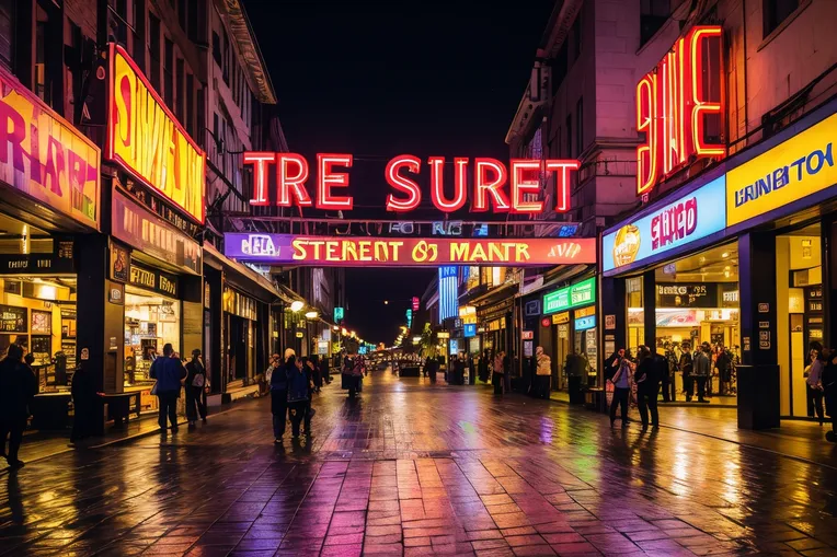 XM-霓虹灯街区-LoRA-向上吧少年-LiblibAI