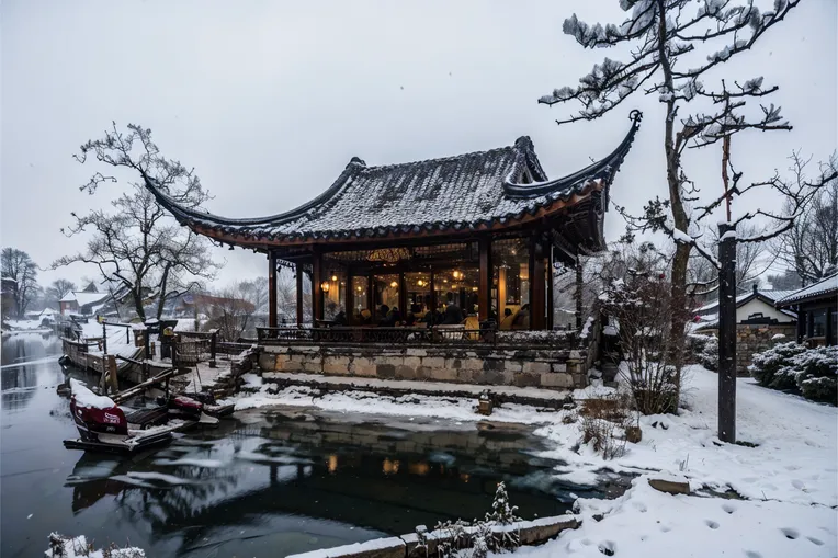 XM-古建筑雪景-V1.0-LoRA-向上吧少年-LiblibAI