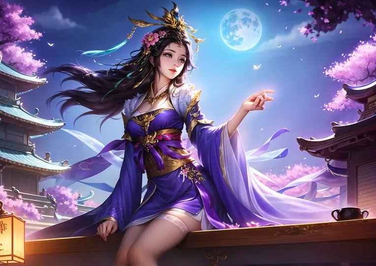 三国杀国风CG游戏-LoRA-知名异世界巫师-LiblibAI