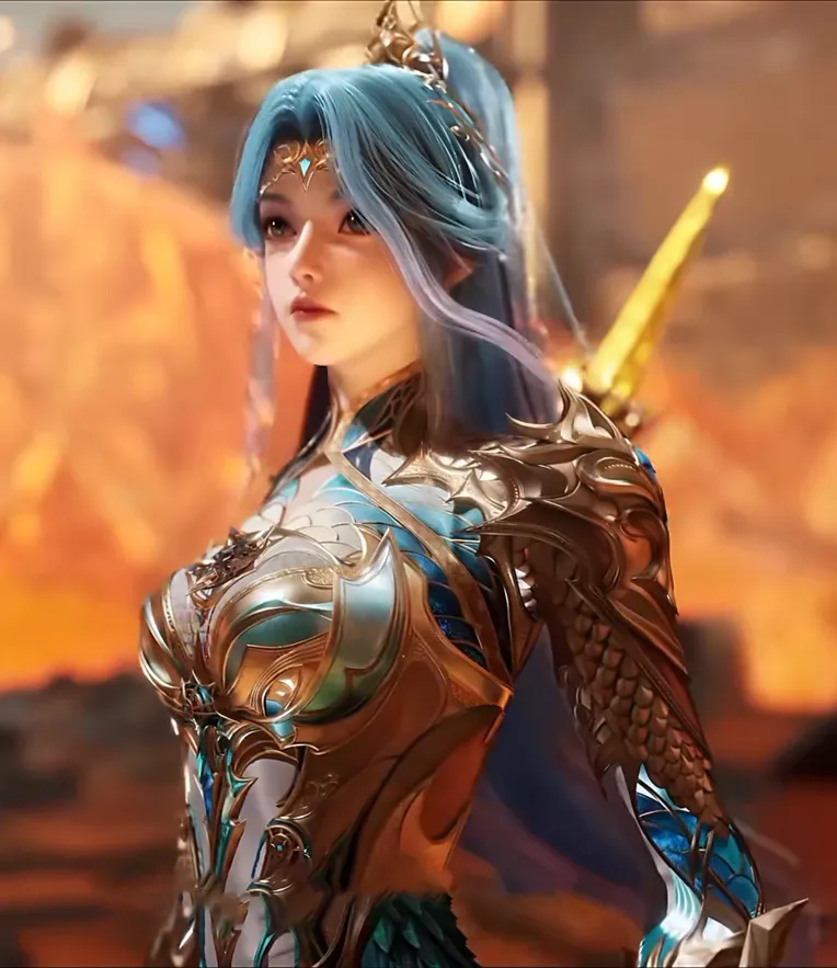 王秋儿 孔雀翎-LoRA-LI鱼-Shakker