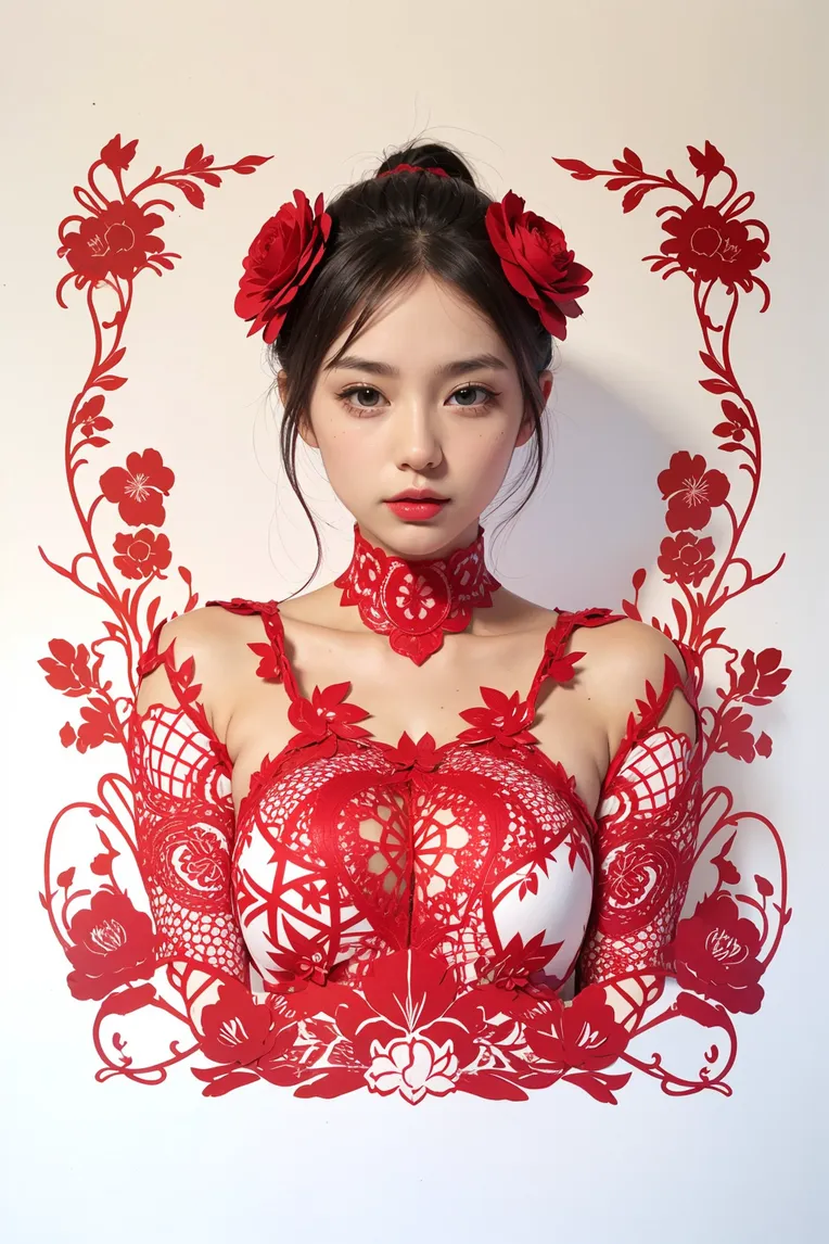 YLT| 新春·龙年剪纸-LoRA-叶绿体-LiblibAI