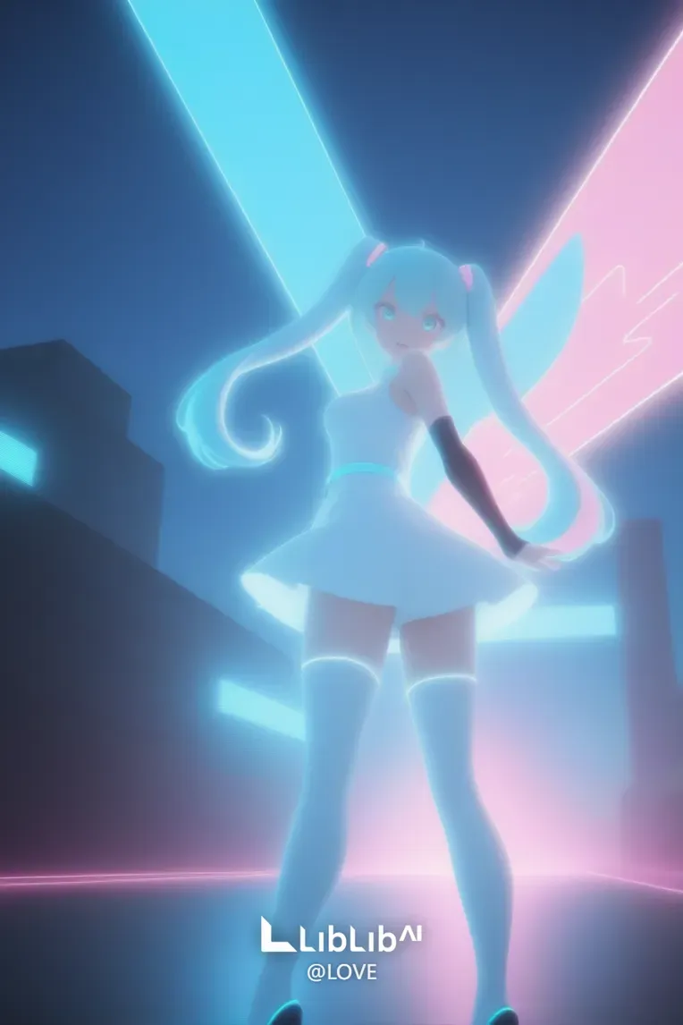 光影交织_霓虹线条主体与霓虹线条描边-LoRA-Lumos-LiblibAI