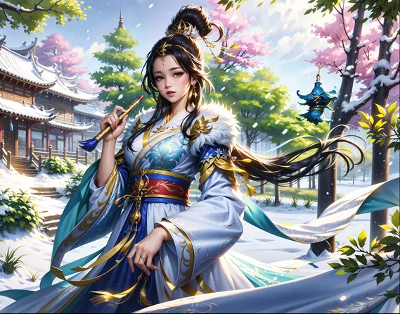 三国杀国风CG游戏-LoRA-爱喝大麦茶-LiblibAI