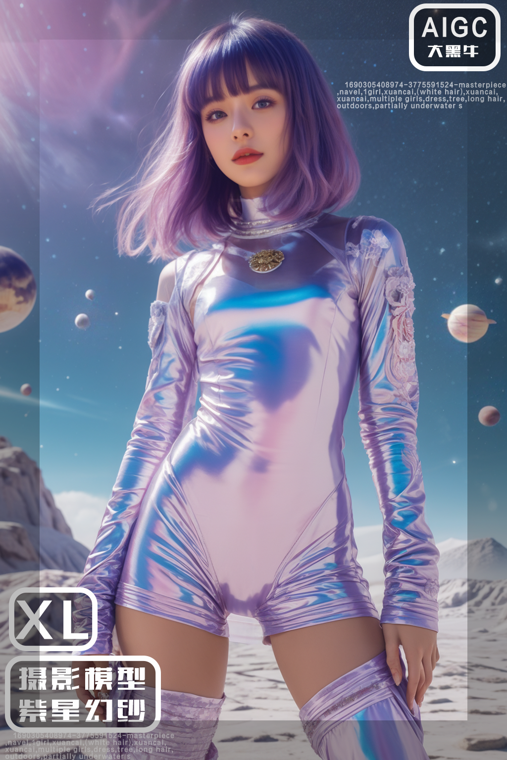 XL紫幻星纱-LoRA-大黑牛-LiblibAI