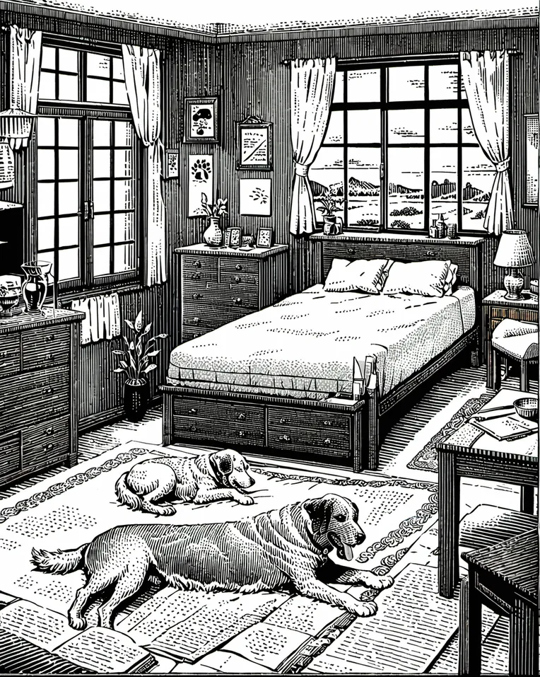 黑白木版画V2-LoRA-cooooool-LiblibAI