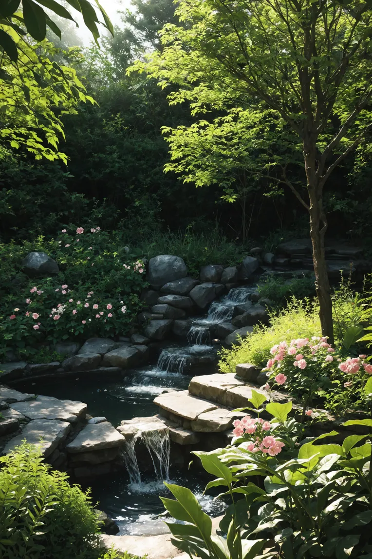 自然花园背景LORA-LoRA-保洁小哥-LiblibAI