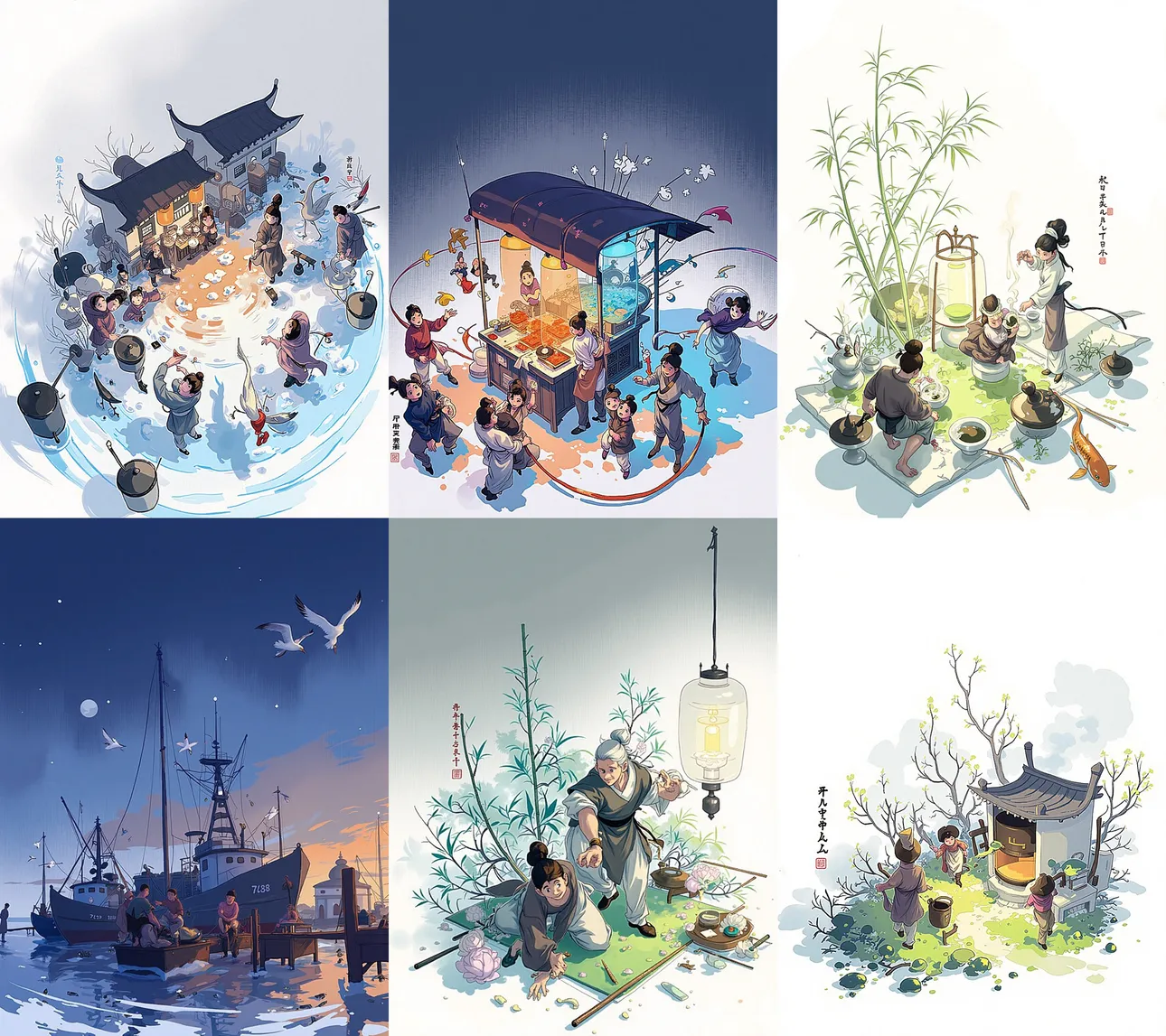 中式玄幻插画风格-LoRA-AIGC_JIAMO-LiblibAI