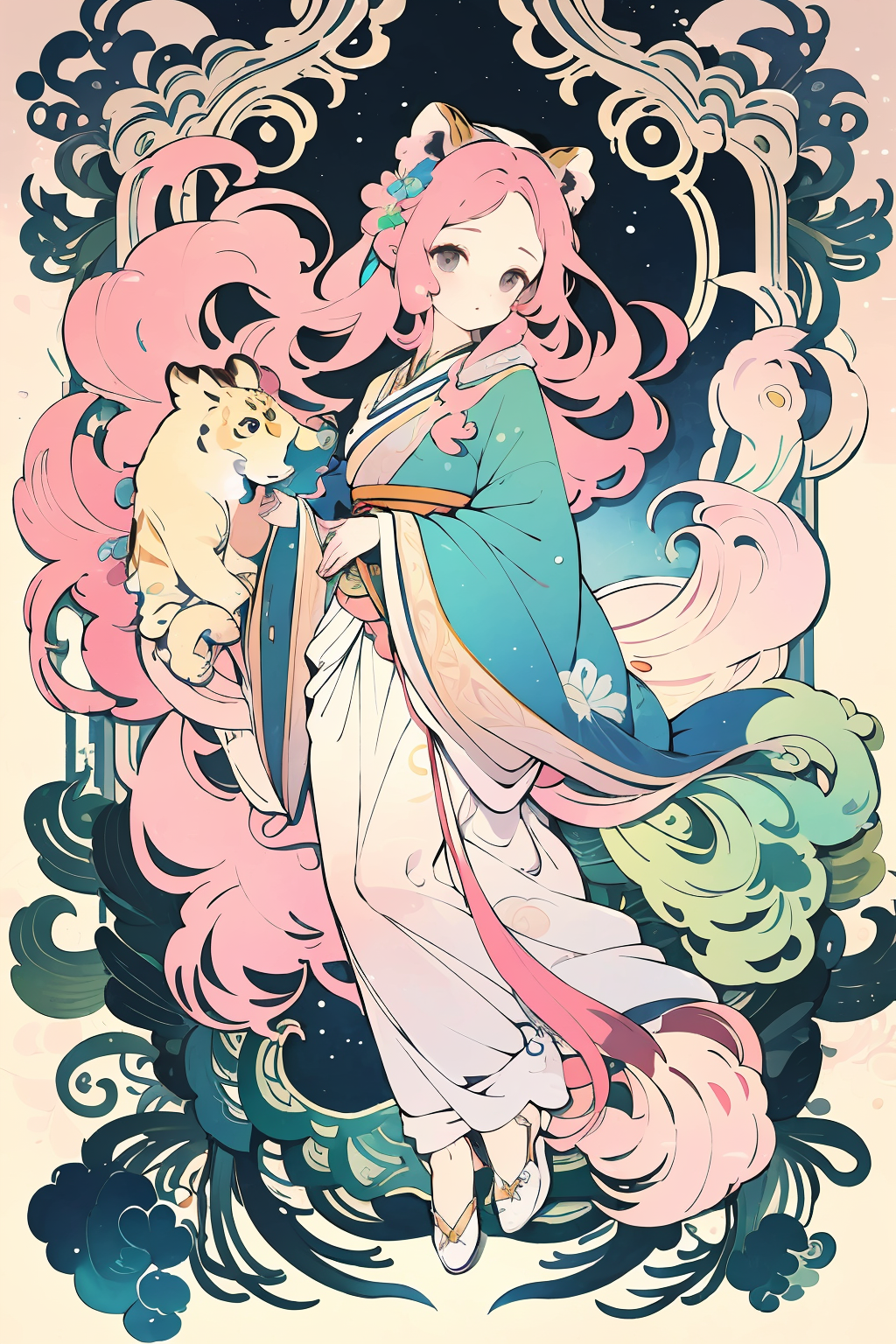 AI绘画-lbc_Ink国画_Style-神奇的123-AI绘图-LiblibAI