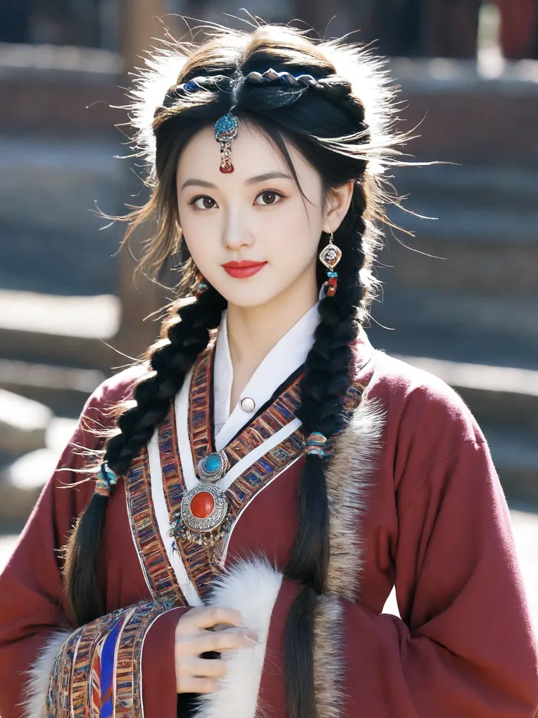 zangzu少数民族-藏族服饰-LoRA-樱桃红了-LiblibAI