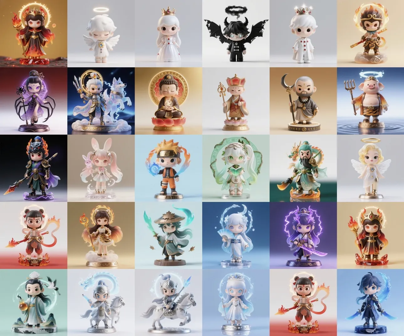 蔚蓝Blue塑胶质感PVC 3D盲盒手办-LoRA-蔚蓝Blue-LiblibAI