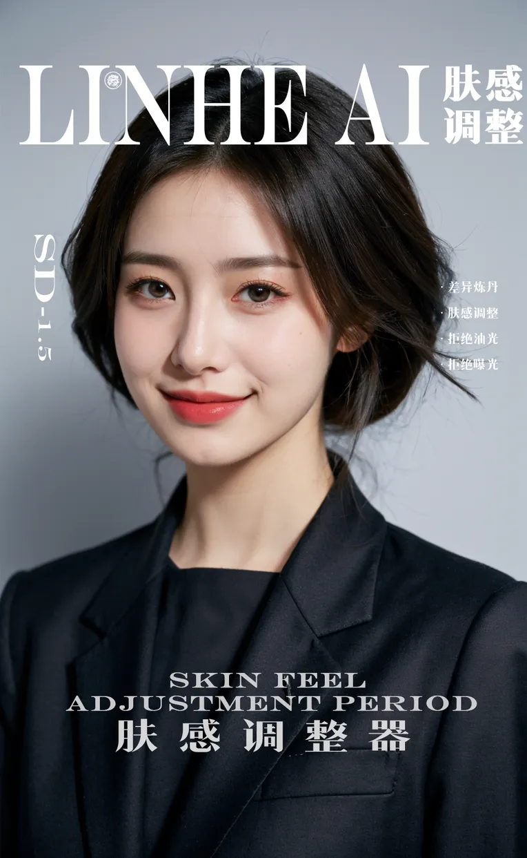 林鹤-皮肤质感调整器-差异炼丹功能性lora模型-LoRA-林鹤_AIGC-LiblibAI