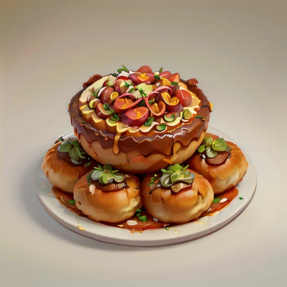 游戏图标-食物-LoRA-§-LiblibAI