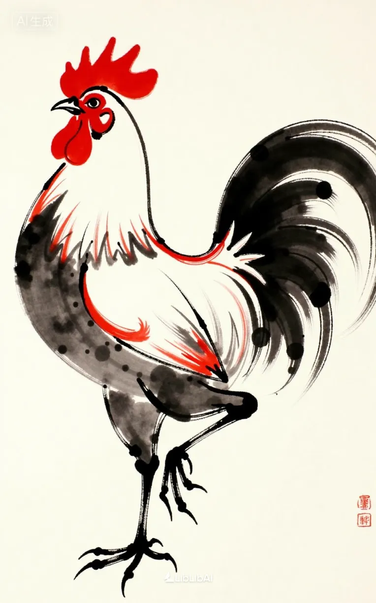 F.1-Zodiac Animal Ink Painting-LoRA-JACKRICHS-Shakker