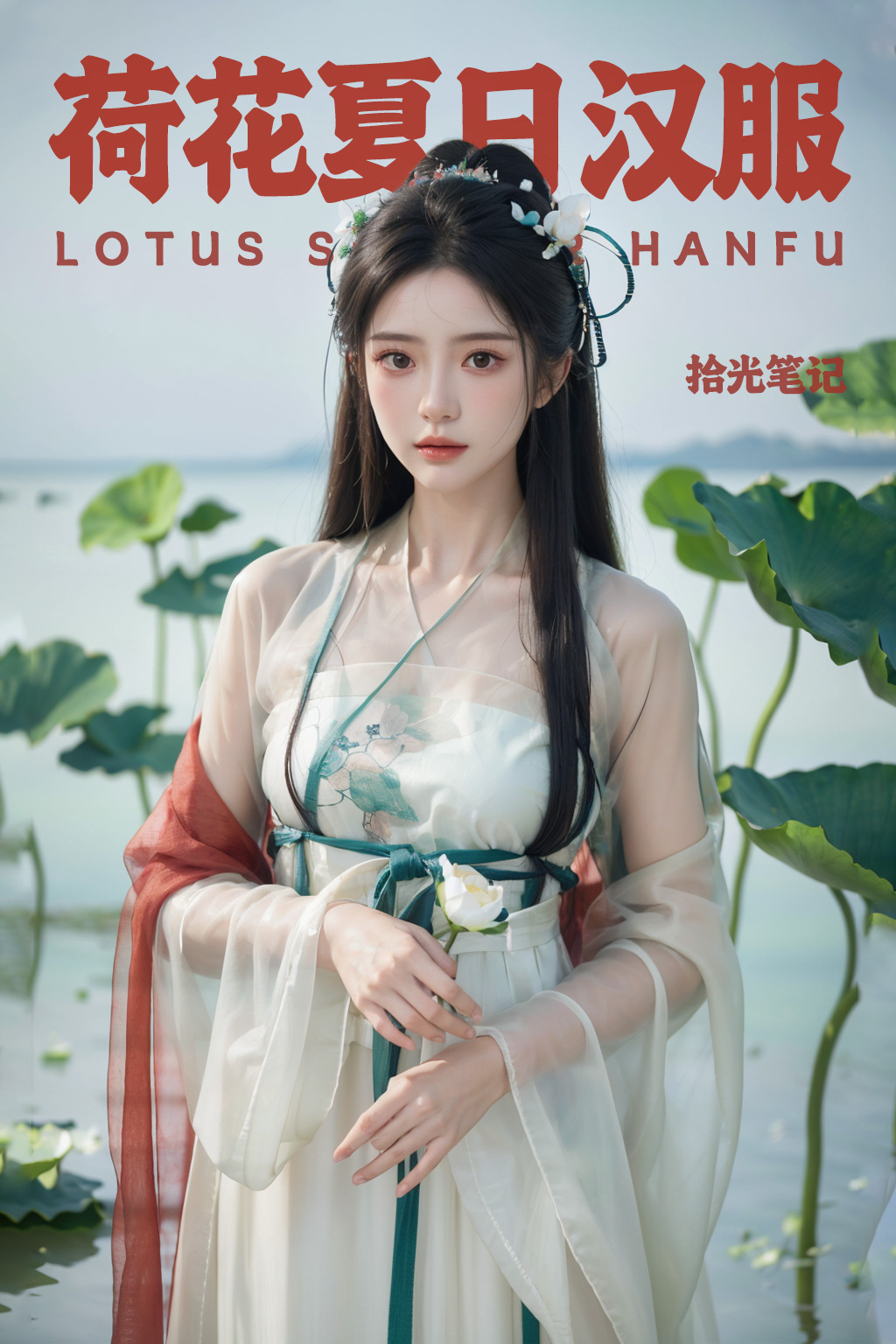【SD1.5】荷花夏日汉服-LoRA-拾光笔记TINO-LiblibAI