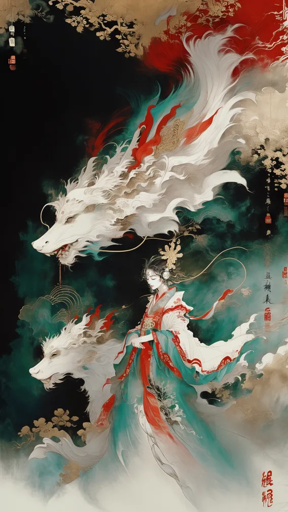 【马丁新国风大乱斗】插画lora SD1.5-LoRA-家叔马丁Mr_M-LiblibAI