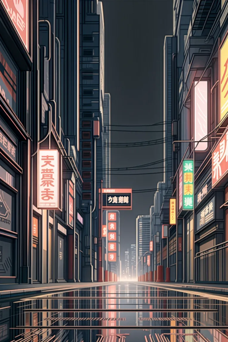 商业街道-科技场景-LoRA-小苏AIGC-LiblibAI