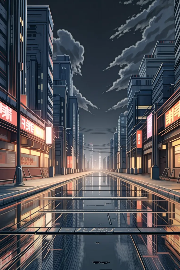 商业街道-科技场景-LoRA-小苏AIGC-LiblibAI