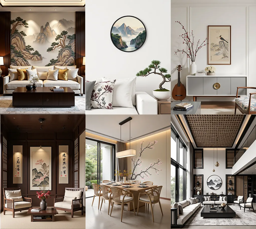 IPBD新中式室内设计-LoRA-IP品牌设计-LiblibAI