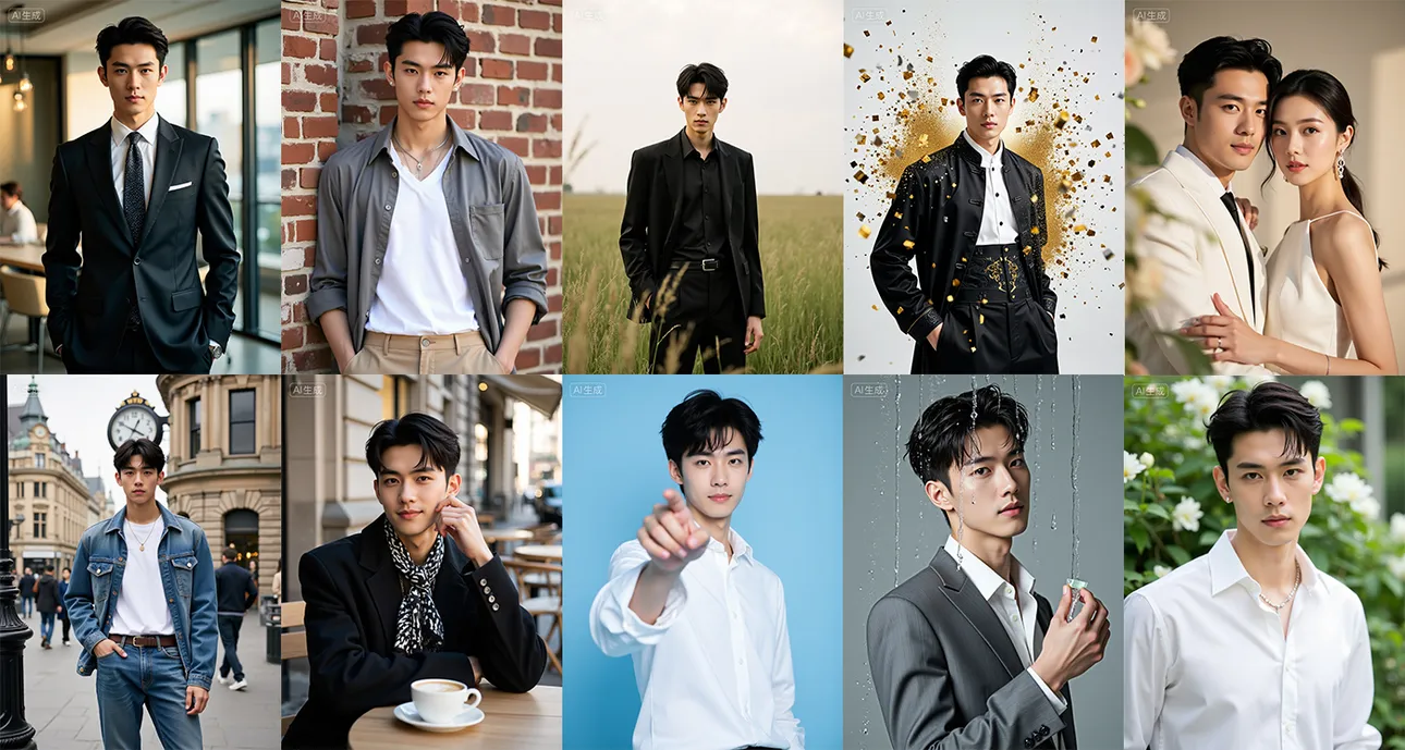 IPBD商业摄影写真丨时尚型男-LoRA-IP品牌设计-LiblibAI