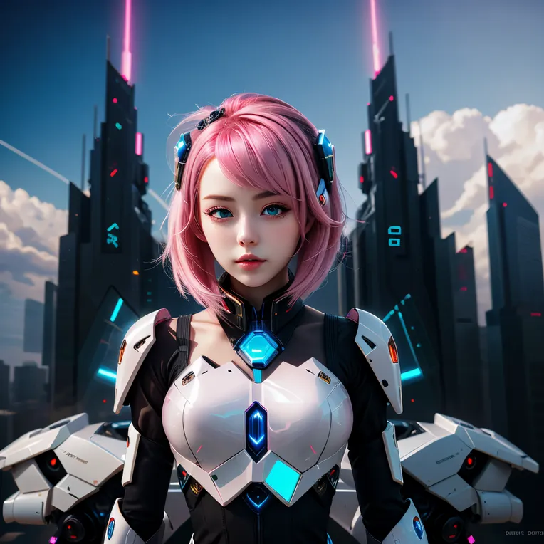 FN-CGMECHA-1.5 Future Mecha Girl-LoRA-FN_LVGuanJin-Shakker