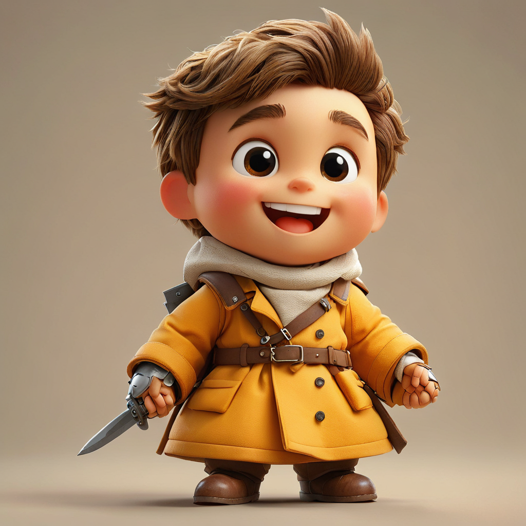 可爱v1.0_3Dcute-LoRA-山竹老师AIGC-LiblibAI