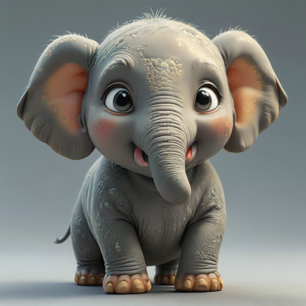 可爱v1.0_3Dcute-LoRA-山竹老师AIGC-LiblibAI