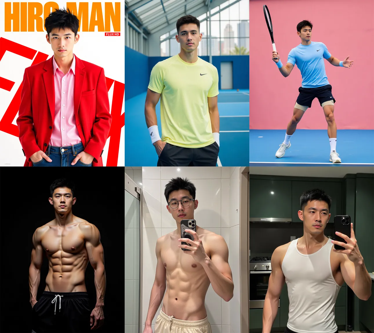 HIRO MAN丨小红书真实感帅哥的日常-LoRA-HIROLoRA-LiblibAI