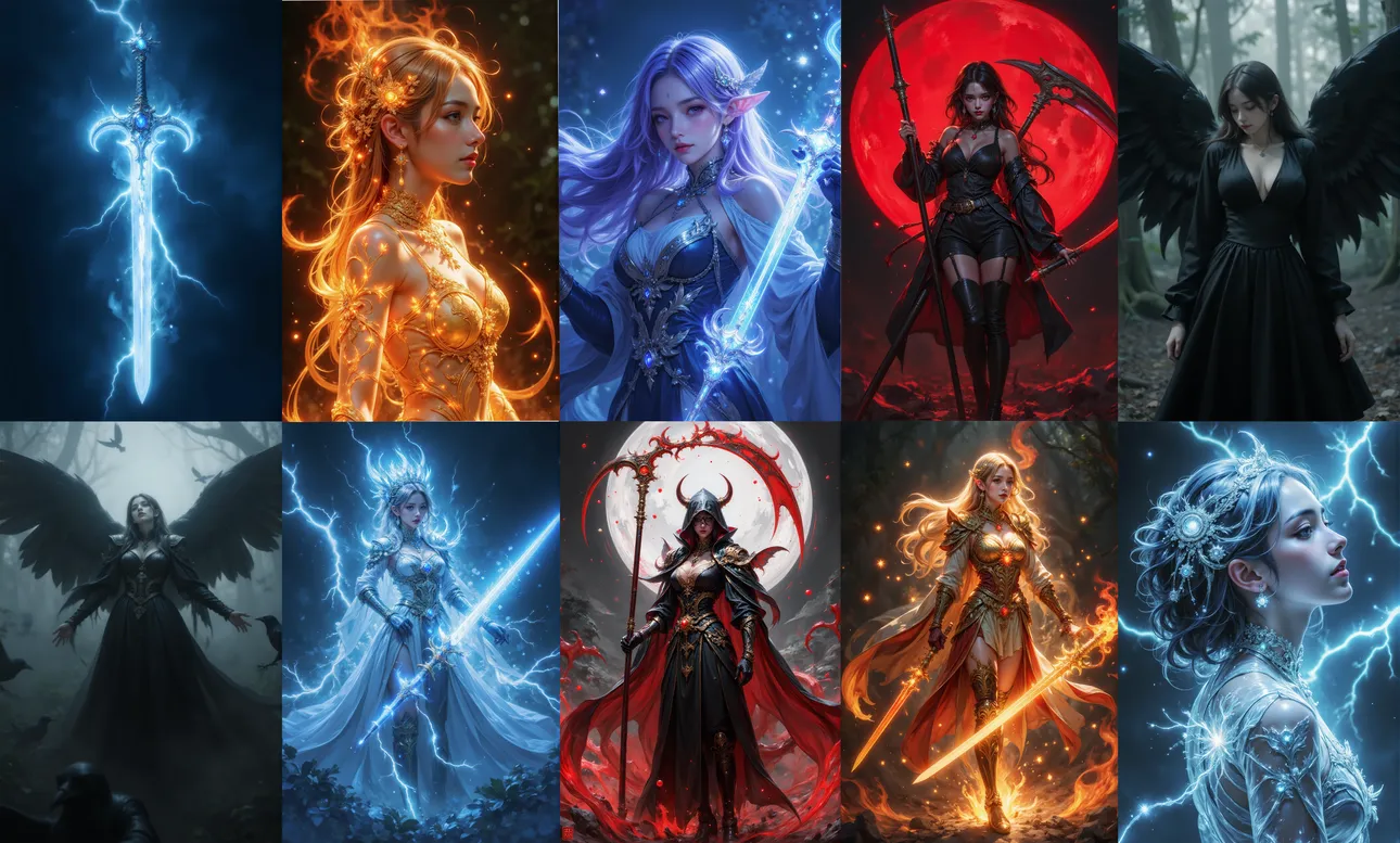 白泽MARS-CG幻想风格-F.1-LoRA-幻境x白泽MARS-LiblibAI