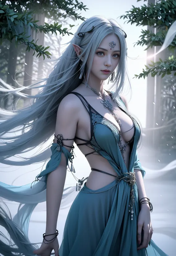 【2.5D真人loar】精灵种族-LoRA-璃音-LiblibAI