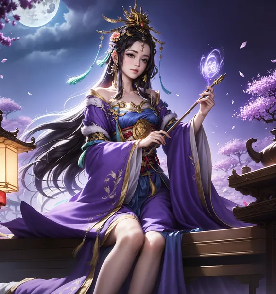 三国杀国风CG游戏-LoRA-知名异世界巫师-LiblibAI