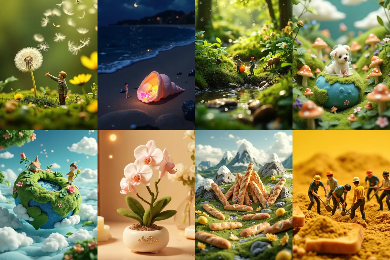 F.1_Meow_喵奇幻 | 微缩世界-LoRA-AIGC小易-LiblibAI