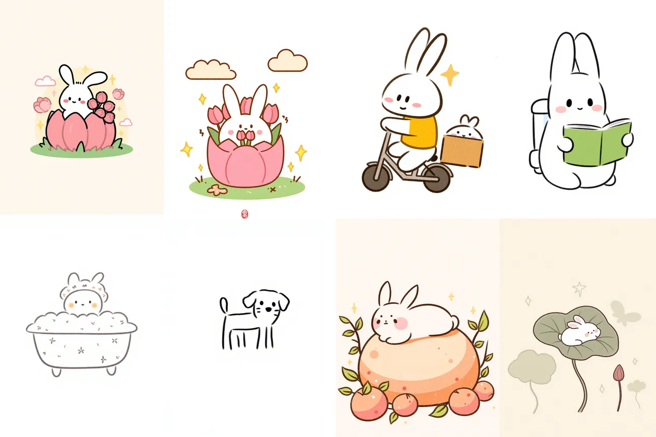 F.1_Meow_喵艺术| 简笔画-LoRA-Meow丨喵君本君-LiblibAI