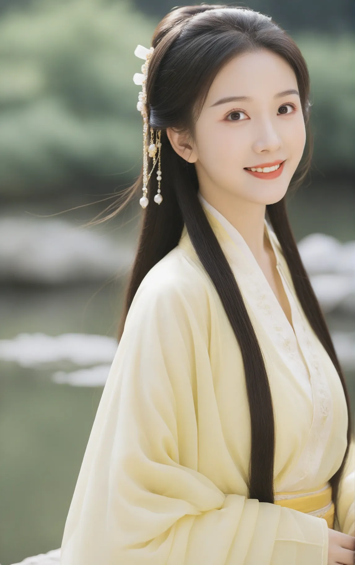 AI绘画-WDR_汉服_国风桃夭_重磅上新-Colorshow23不闲聊-AI绘图-LiblibAI