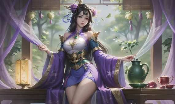 三国杀国风CG游戏-LoRA-爱喝大麦茶-LiblibAI